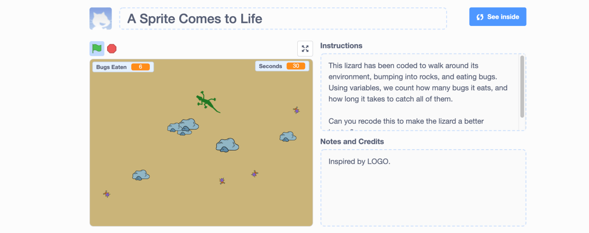 Anatomy of a Project (Scratch) – For the Love of Learning